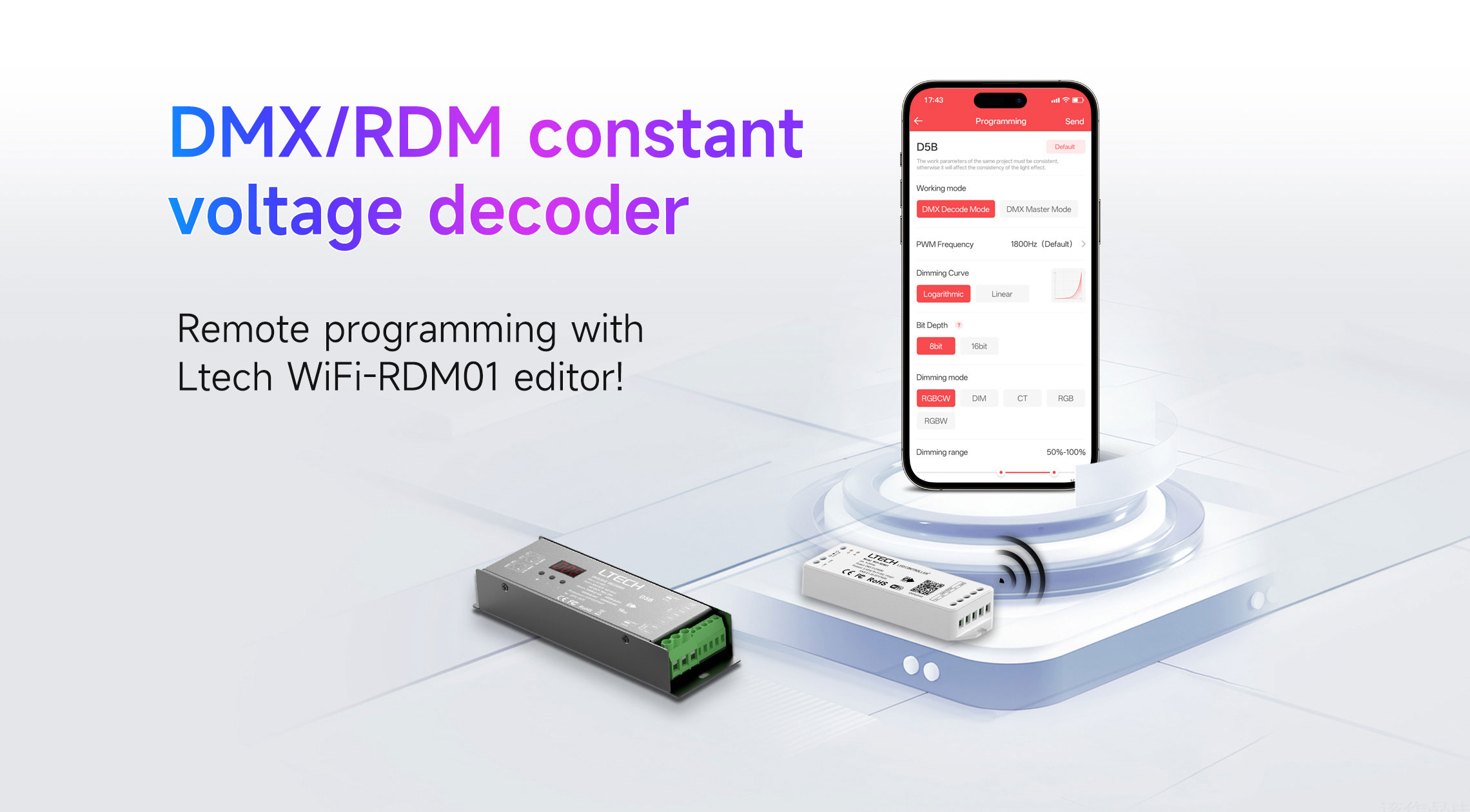 4CH CV DMX/RDM Decoder D4A - LED Controller | LED Dimmable Driver ...